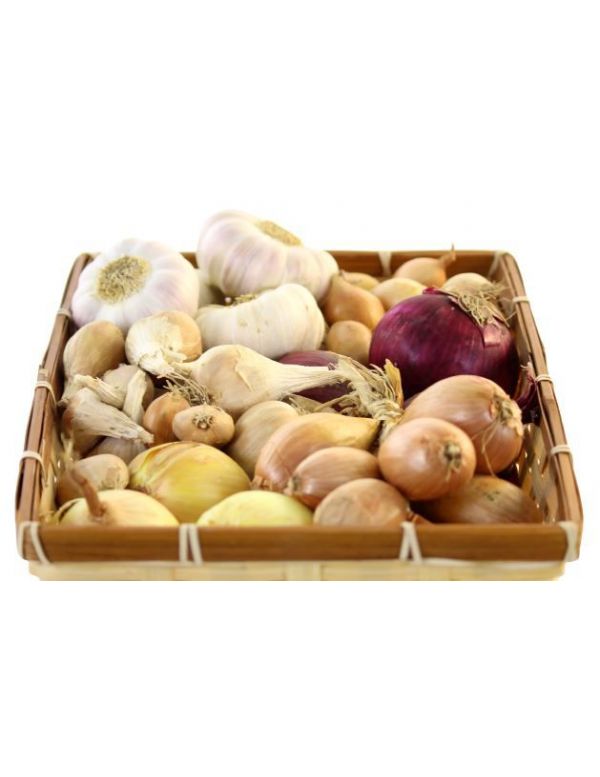 Assortiment Ail Oignon Échalote - Panier complet de Condiments - Achat ...