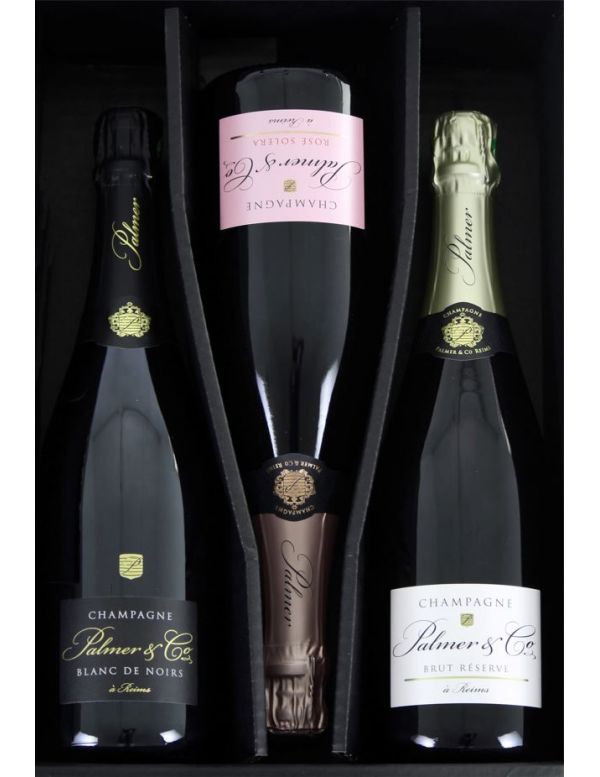 Trio de Champagne Palmer & Co - Pour soi ou à offrir - jemangefrancais.com