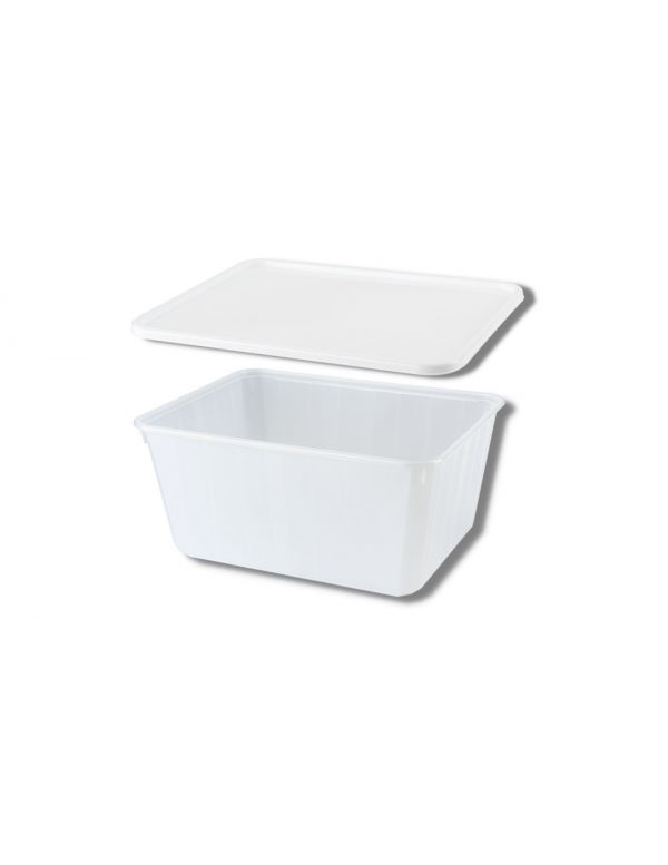 Boîte alimentaire jetable 3 L - Cartybox - jemangefrancais.com